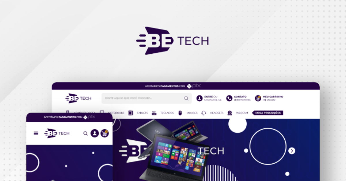 Be Tech - Computadores Equipamentos | Beep Theme